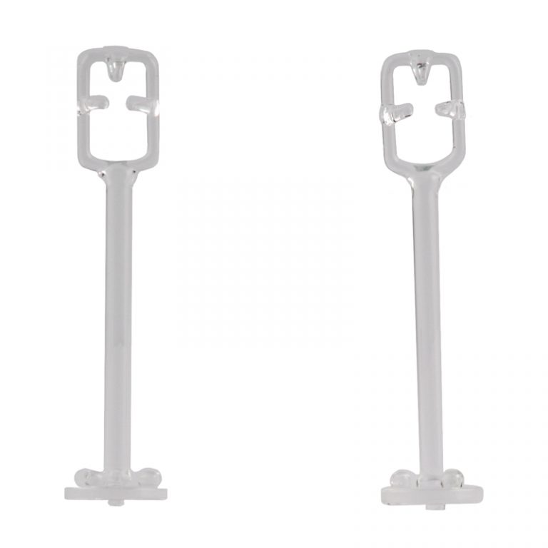 Silver Strip Glass Cradle (pack of 3) | Stanhope-Seta