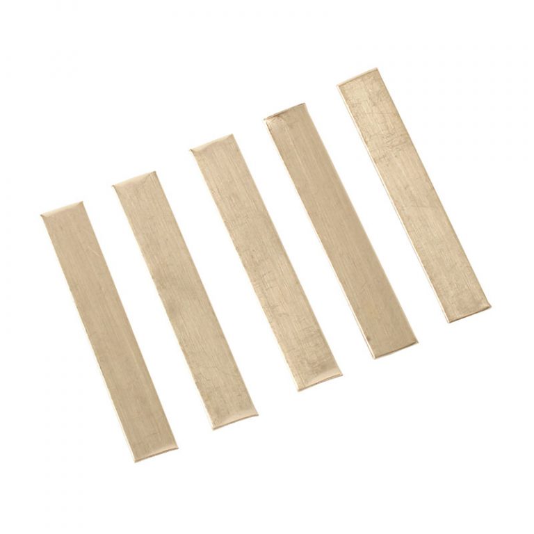 Polished Silver Strips (Pack of 20) | Stanhope-Seta