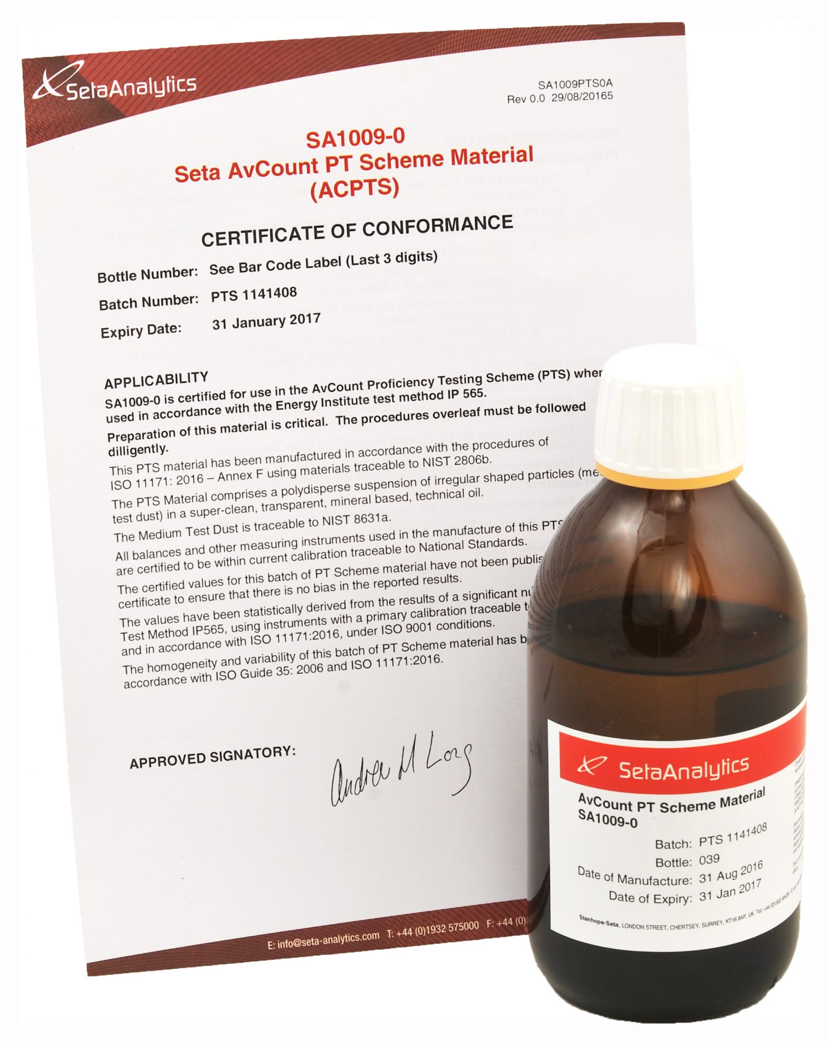 Particle Counting Proficiency Test Scheme | Stanhope-Seta